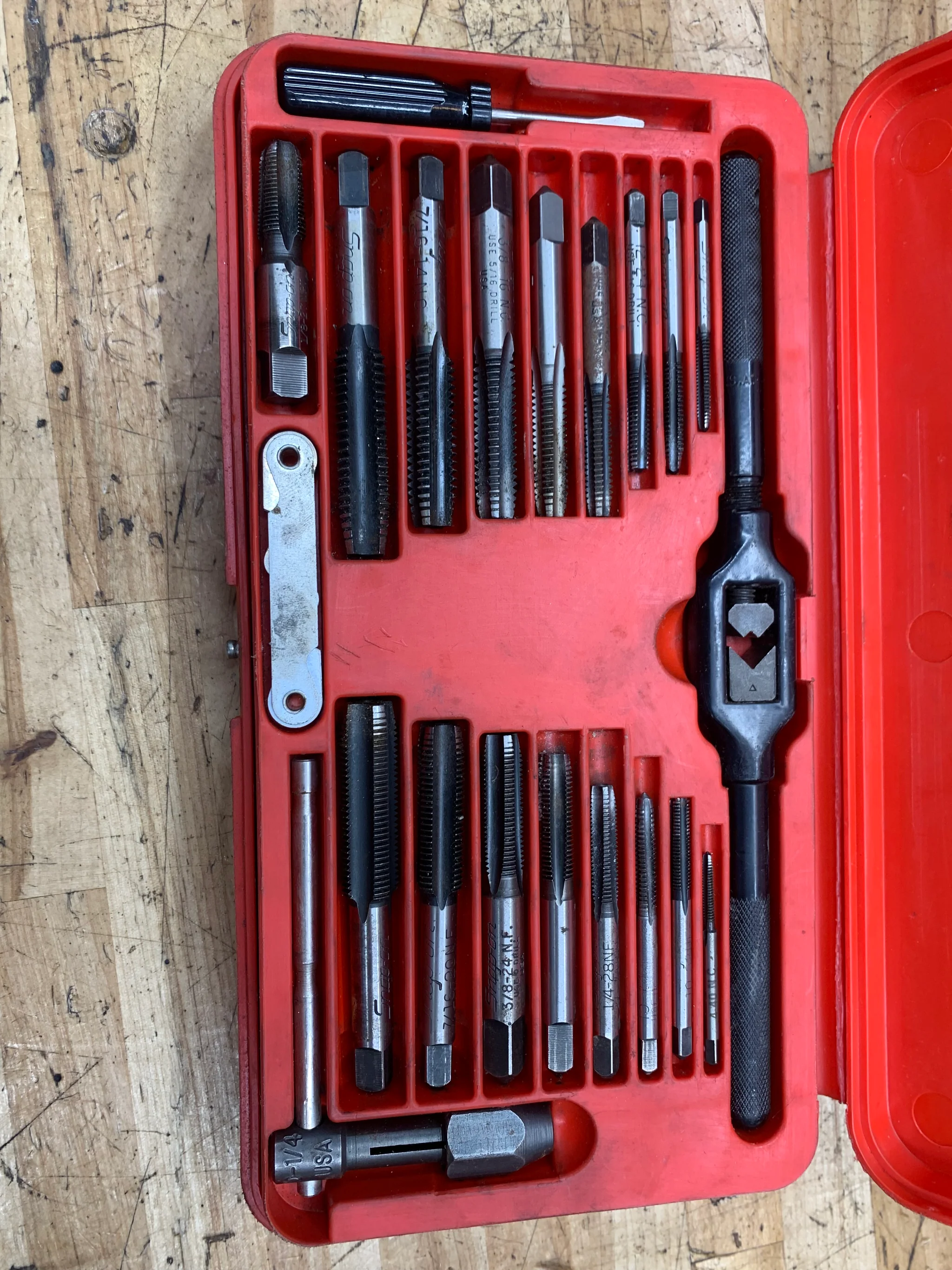 Buy Snap On SAE Tap and Die Set COMPLETE USA TD2425 from MRCToolsLLC on ...