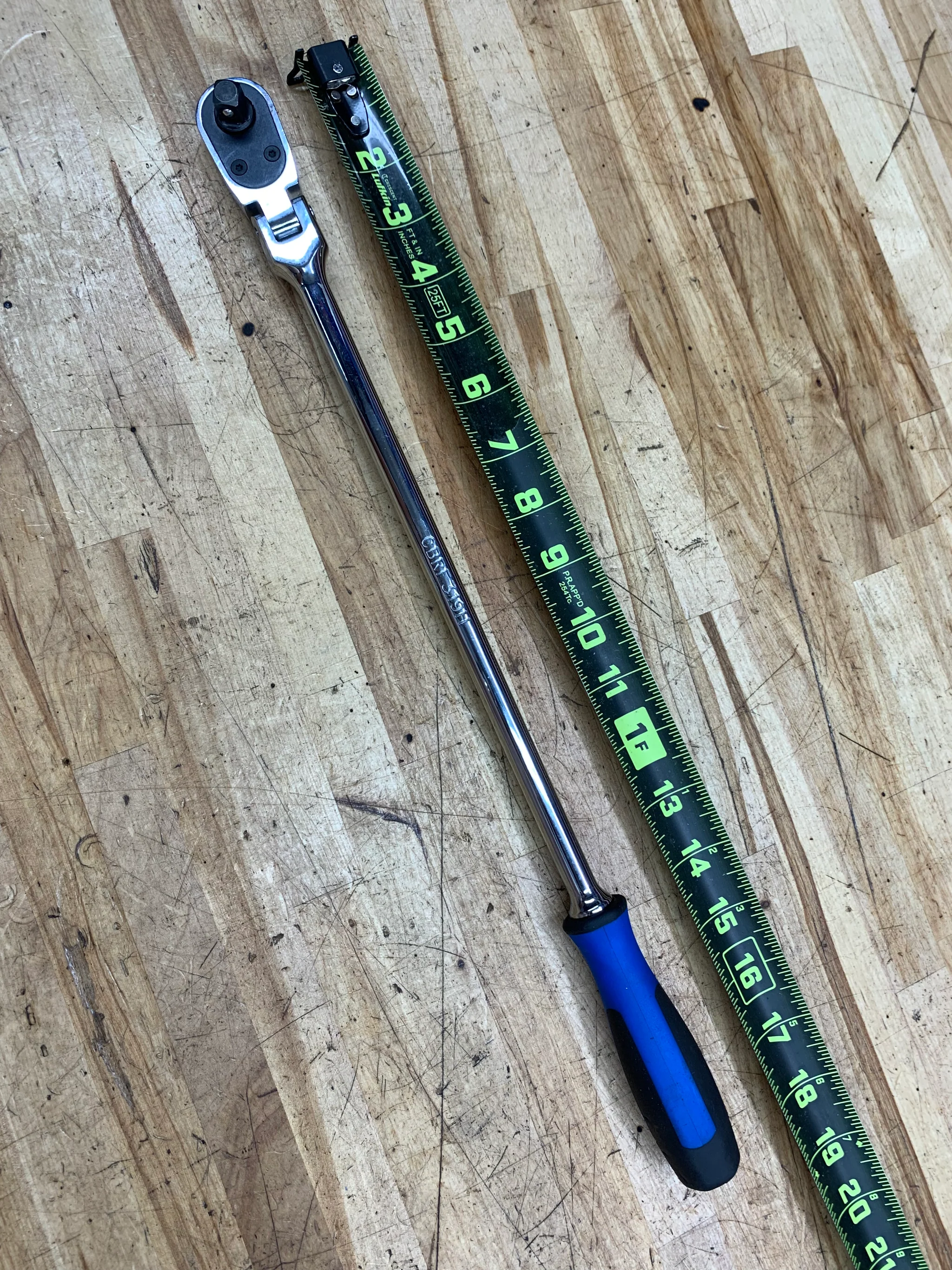 Buy Blue Power 3/8" XL Flex Head Ratchet LIKE NEW CBRF319H from ...