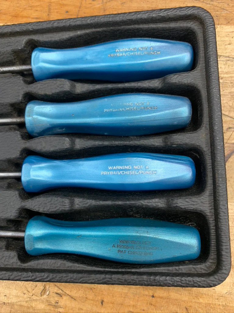 Buy Snap On Pearl Blue Mini Pick Set 4pc USA from MRCToolsLLC on the ...