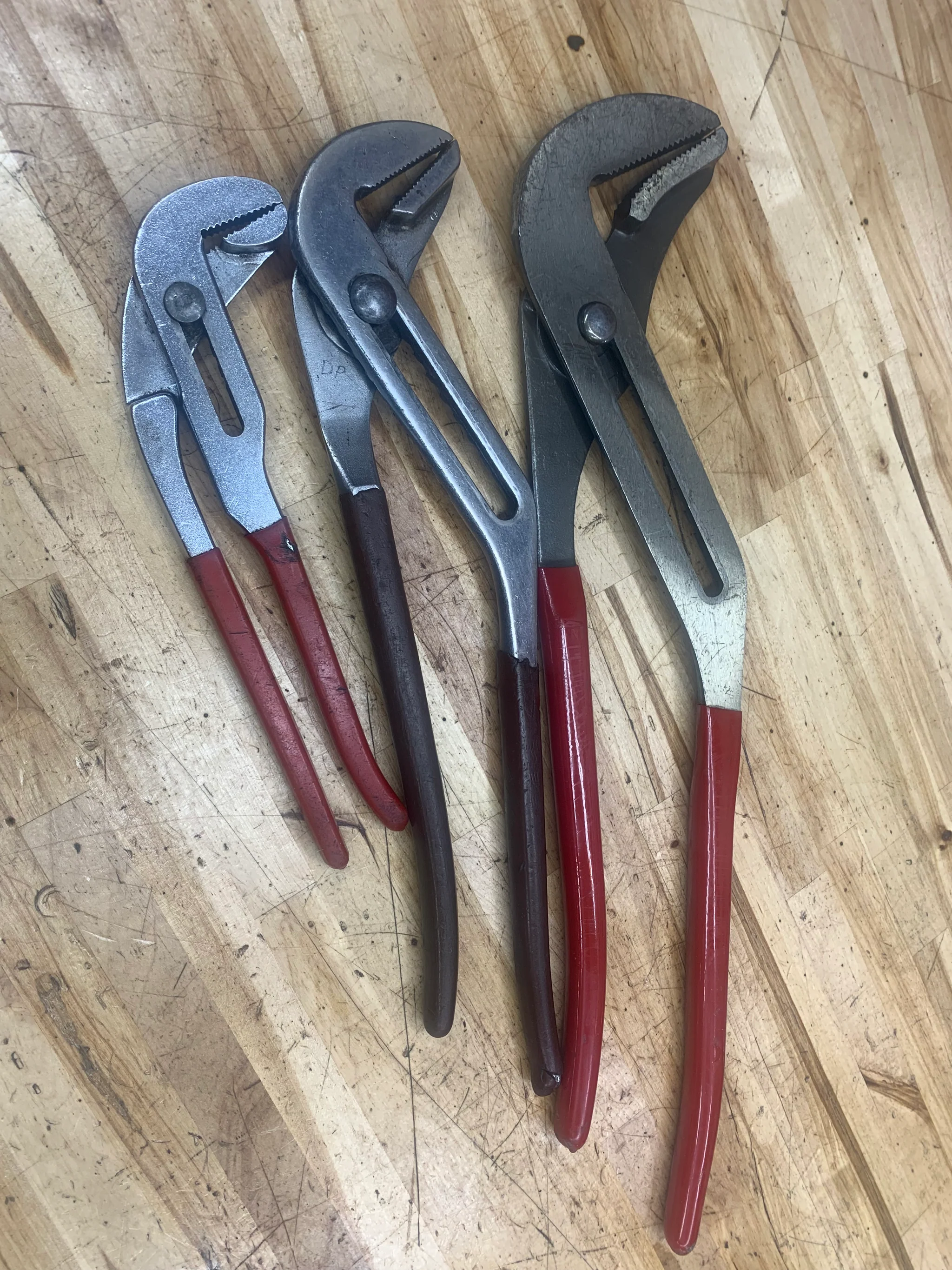 Buy Blue Point Tongue Groove Water Pump Plier set 3pc Channellock style ...
