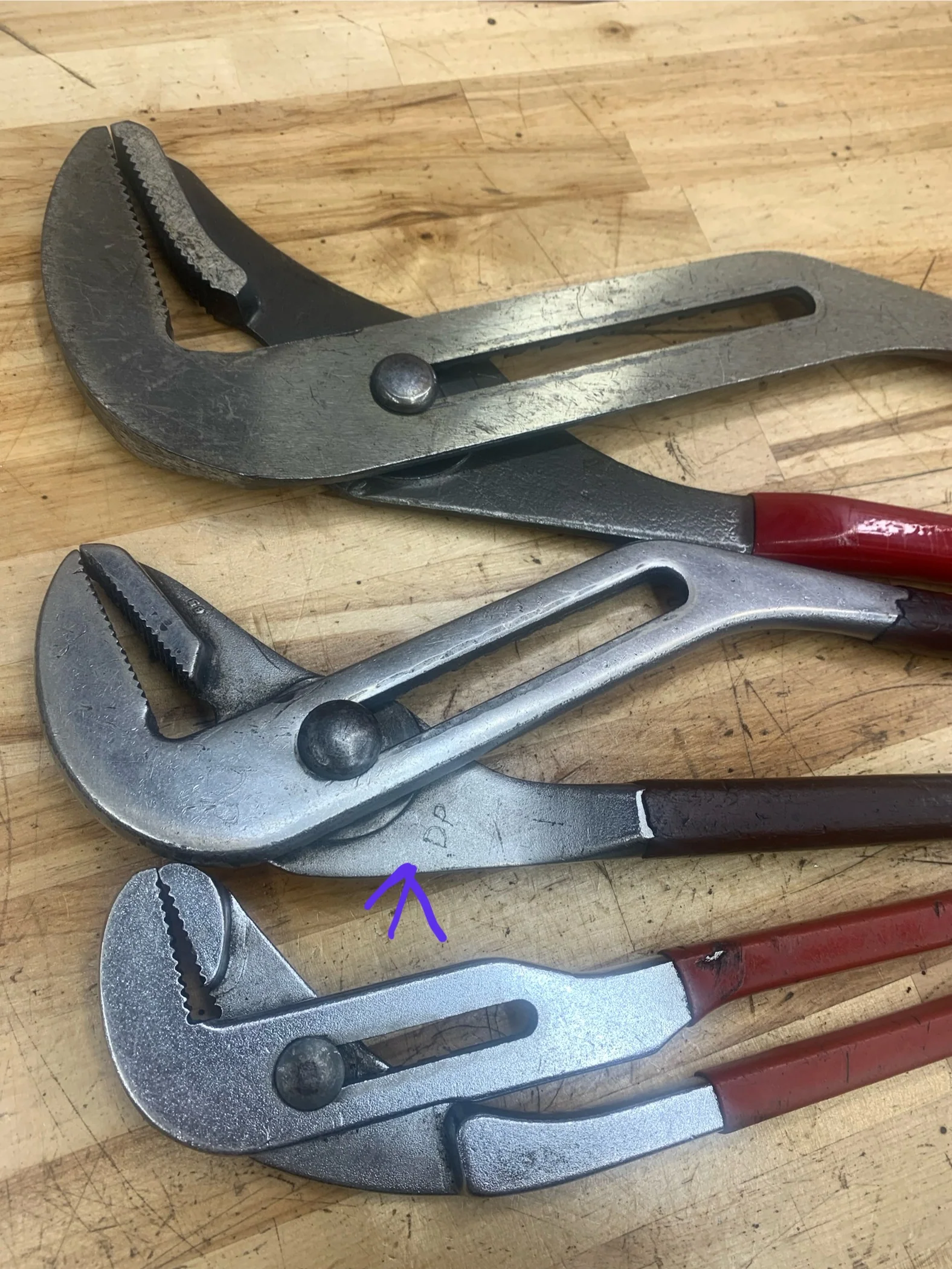Buy Blue Point Tongue Groove Water Pump Plier set 3pc Channellock style ...