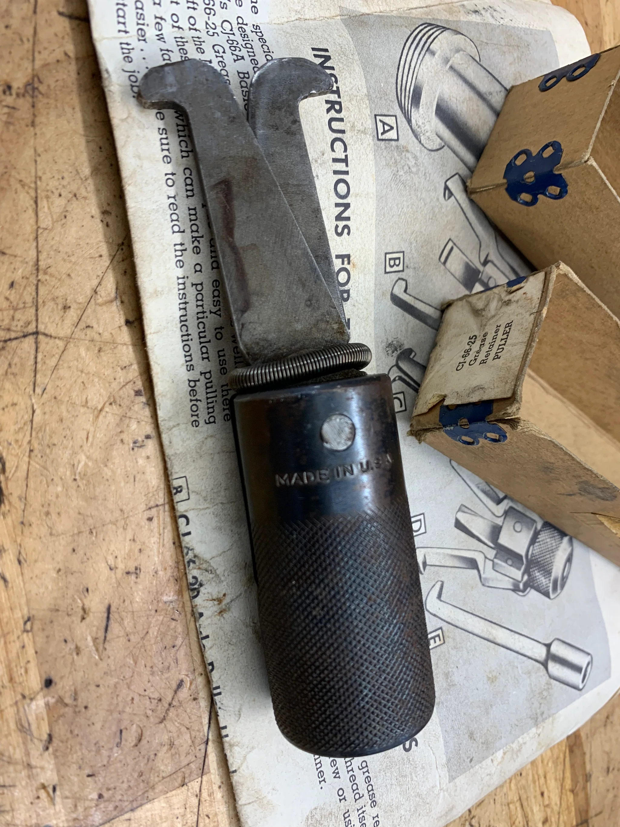 Buy Snap On Grease Seal Puller Head (Slide Hammer Attachment) USA CJ66 ...