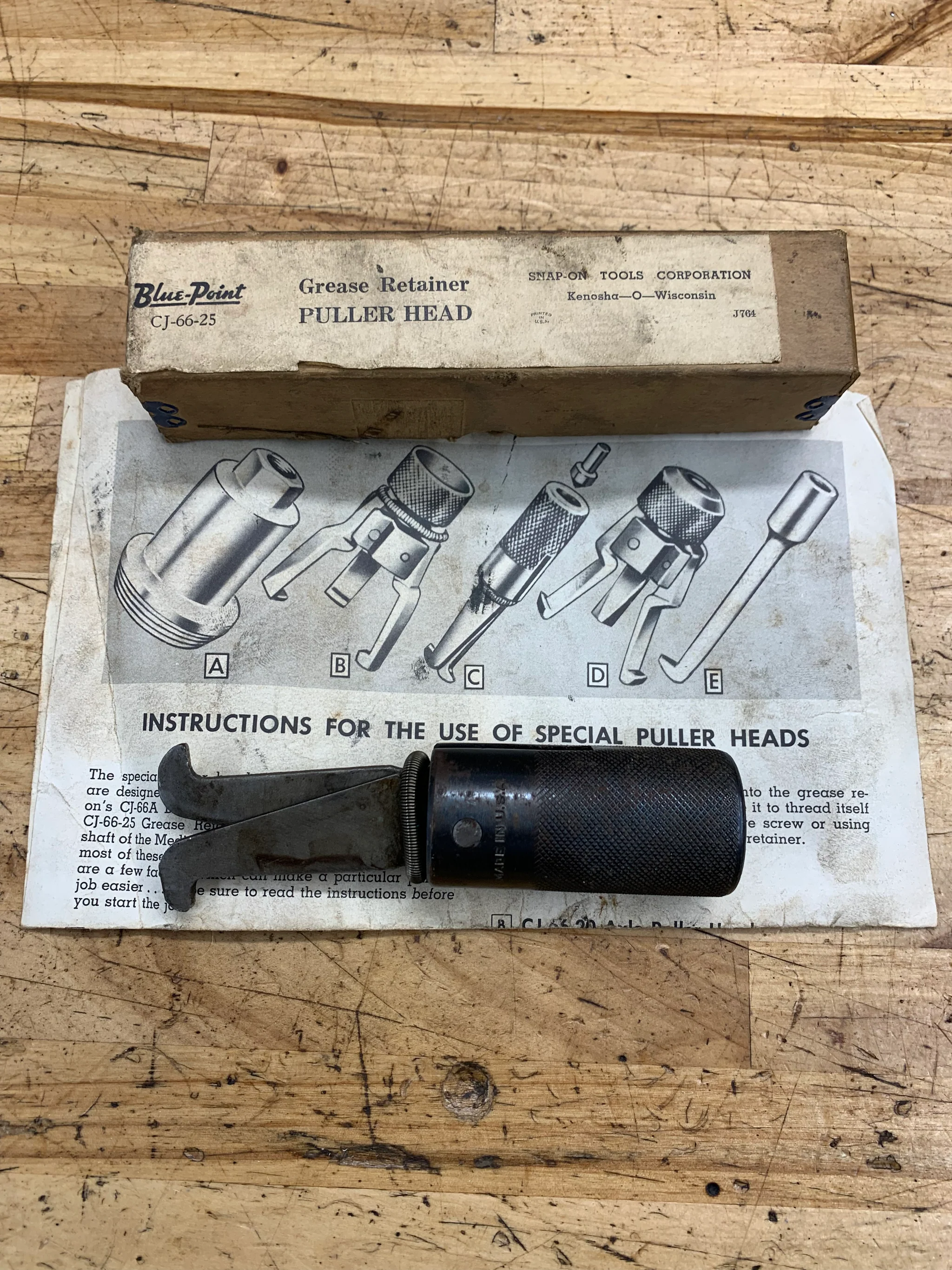 Buy Snap On Grease Seal Puller Head (Slide Hammer Attachment) USA CJ66 ...
